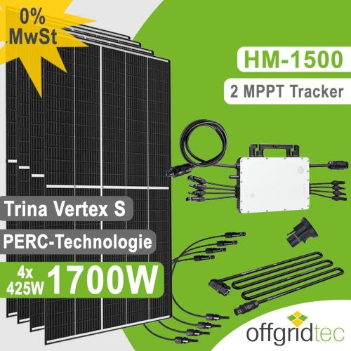 Offgridtec Balkonkraftwerk 1700W HM-1500 DTU-WLite Trina, 03/12/2024