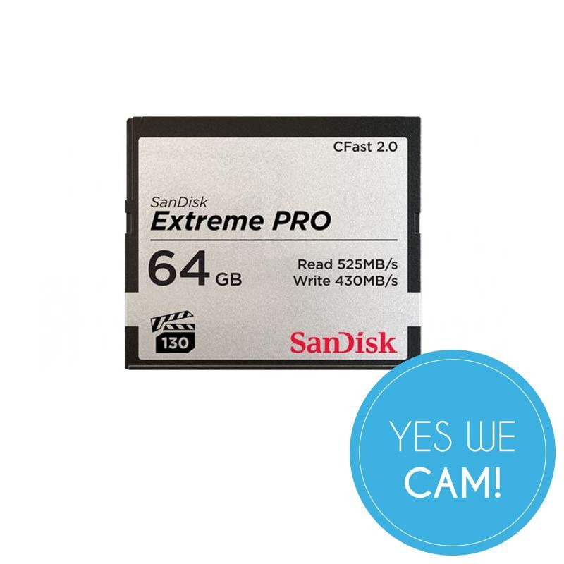 SanDisk Extreme PRO CFast 2.0 Speicherkarte - 64GB | Günstiger Preis | TONEART-Shop