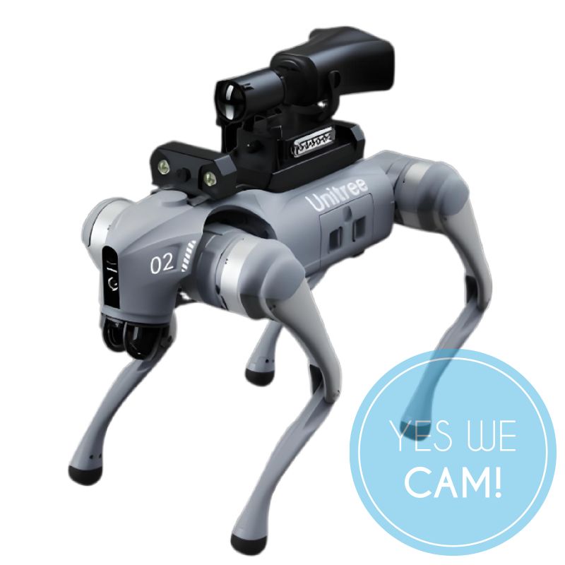 Unitree Go2 EDU Robocop mit Polizei Kit | 0 % Leasing & Finanzierung | TONEART-Shop