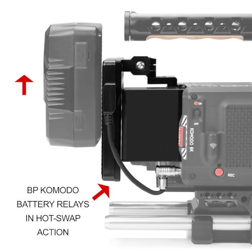 SHAPE Gold Mount pivoting battery plate for RED Komodo | Günstiger ...
